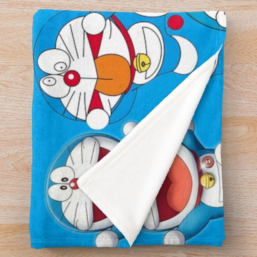 Doraemon Hot Movie Throw Blanket