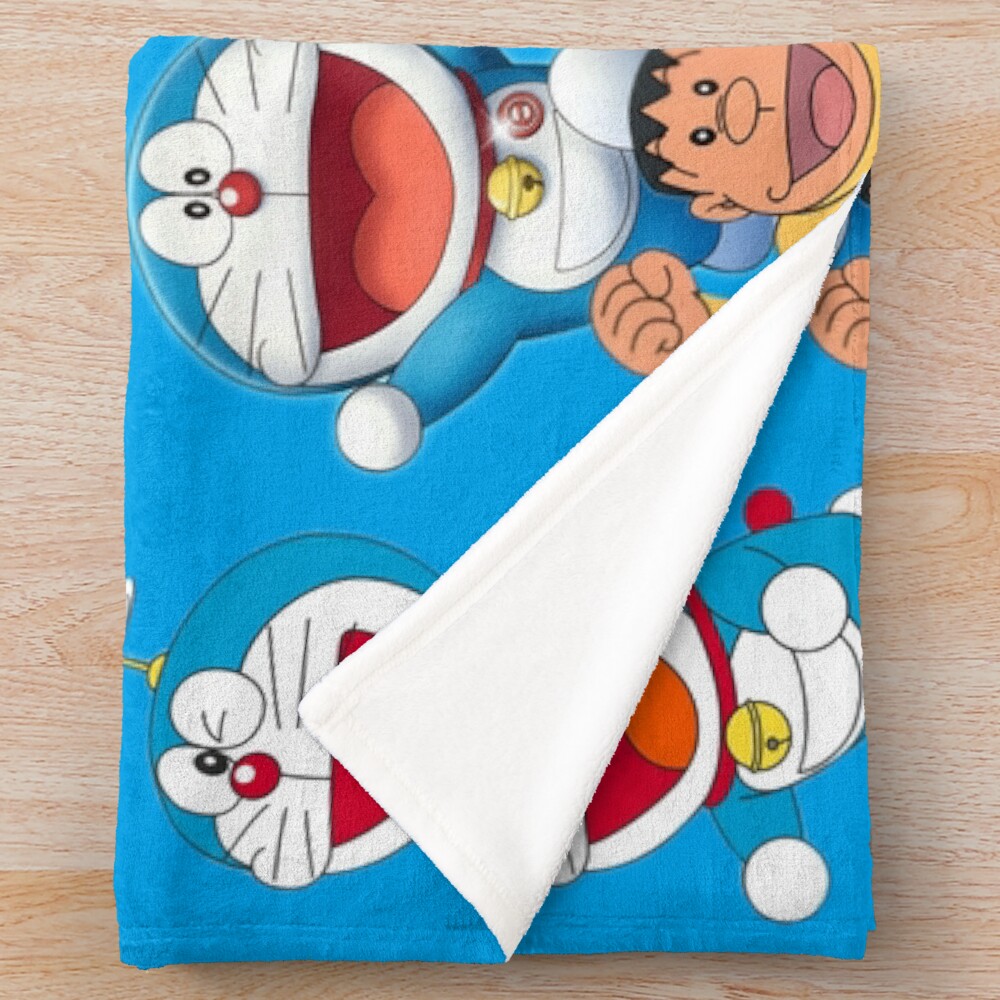 New 2025 Doraemon Throw Blanket